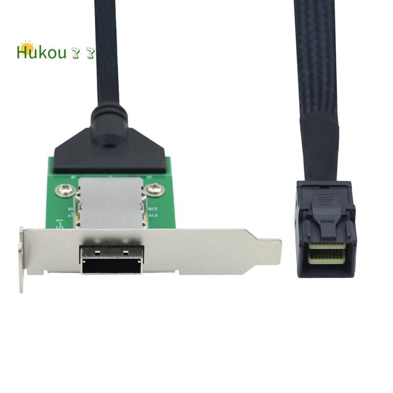 External Mini SAS HD SFF-8088 26P PCBA Female Adapter with Low Profile ...