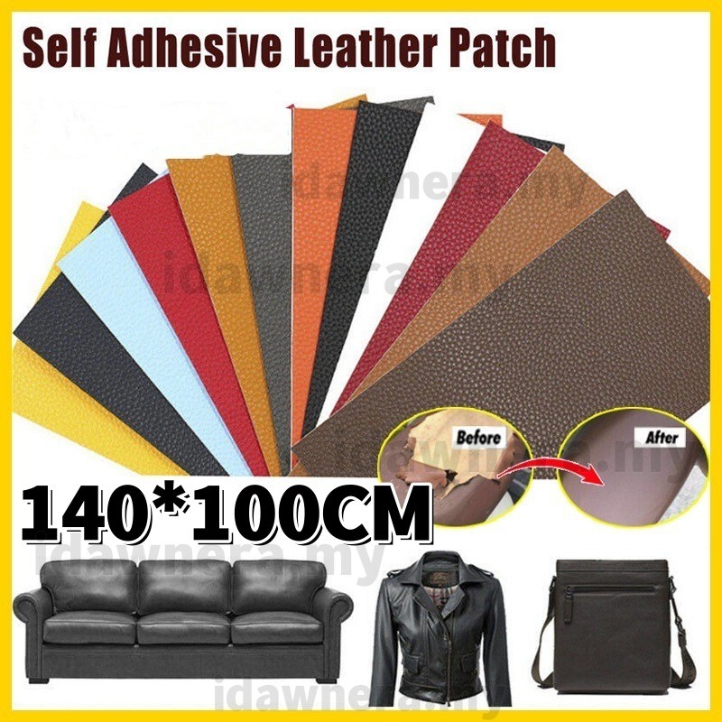 140cmx100cm Self Adhesive Sofa PU Leather Repairs Sticker Multicolors ...