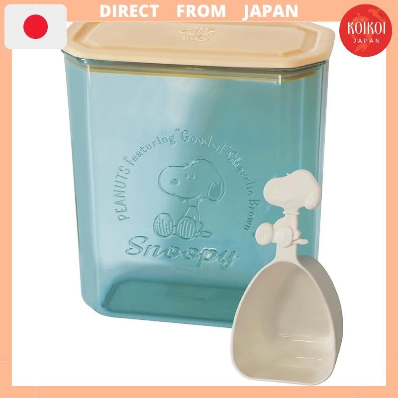 Nishikasei storage container Serial oatmeal case Snoopy green with ...