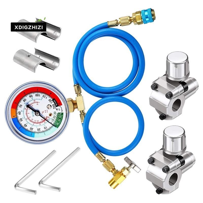 3 Pieces Set A/C R134A Refrigerant Charging Hose R134A Charging Hose ...
