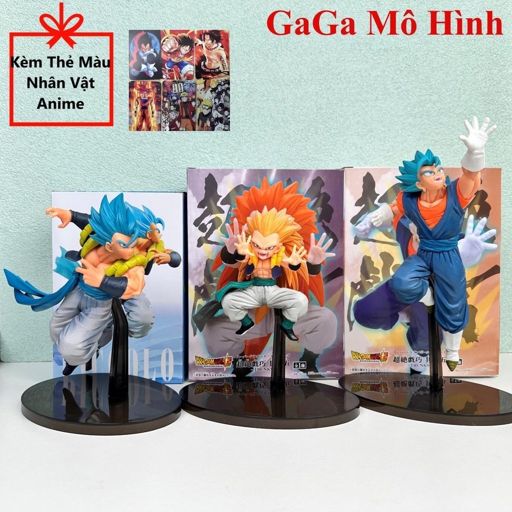 Dragonball Gogeta Vegito Gotenks 16-21cm Model With Super Sharp Color ...