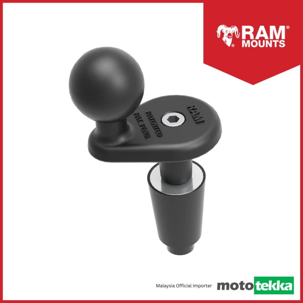 RAM Mounts Motorcycle Fork Stem Ball Base (RAM-B-342U) | Shopee Malaysia