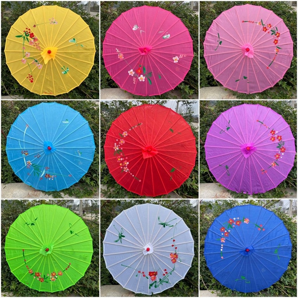 T Dance Umbrella Dancing Umbrella Silk Cloth Dancing Umbrella Square ...