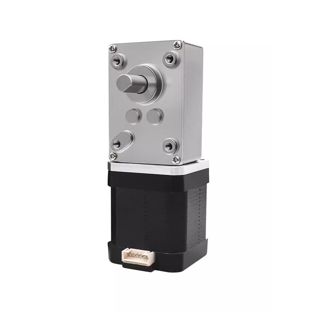 5840-42 Stepper DC Gear Motor Mengunci sendiri Turbo Worm Mikro Kawalan ...