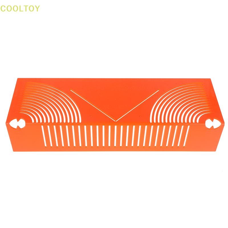 COOLTOY 1pcs Square Tube Round Corner Drawing Ruler 45-degree Angle ...