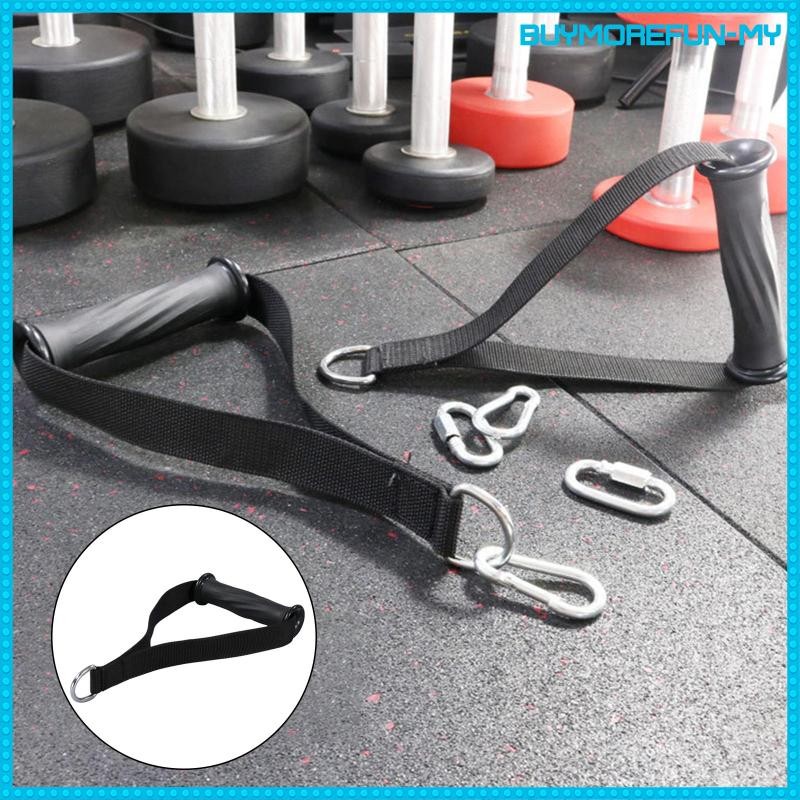 [BuymorefunMY] Cable Machine Attachments Handles Grips Fitness Strap ...