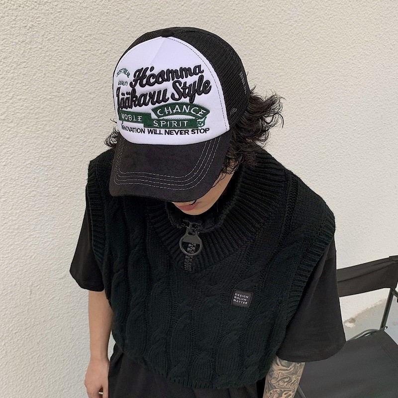 Street Concave Shape Truck Cap American Yuppie Retro Fashion Avant ...