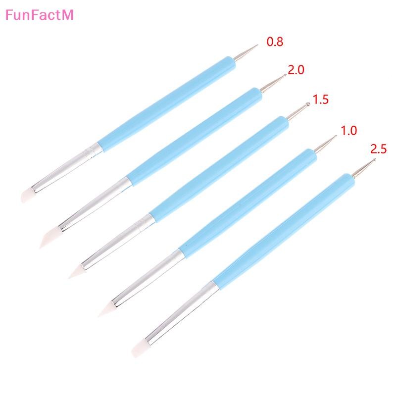 [FunFactM] 5Pcs/Set Stainless Steel Two Head Sculpting Polymer and Soft ...