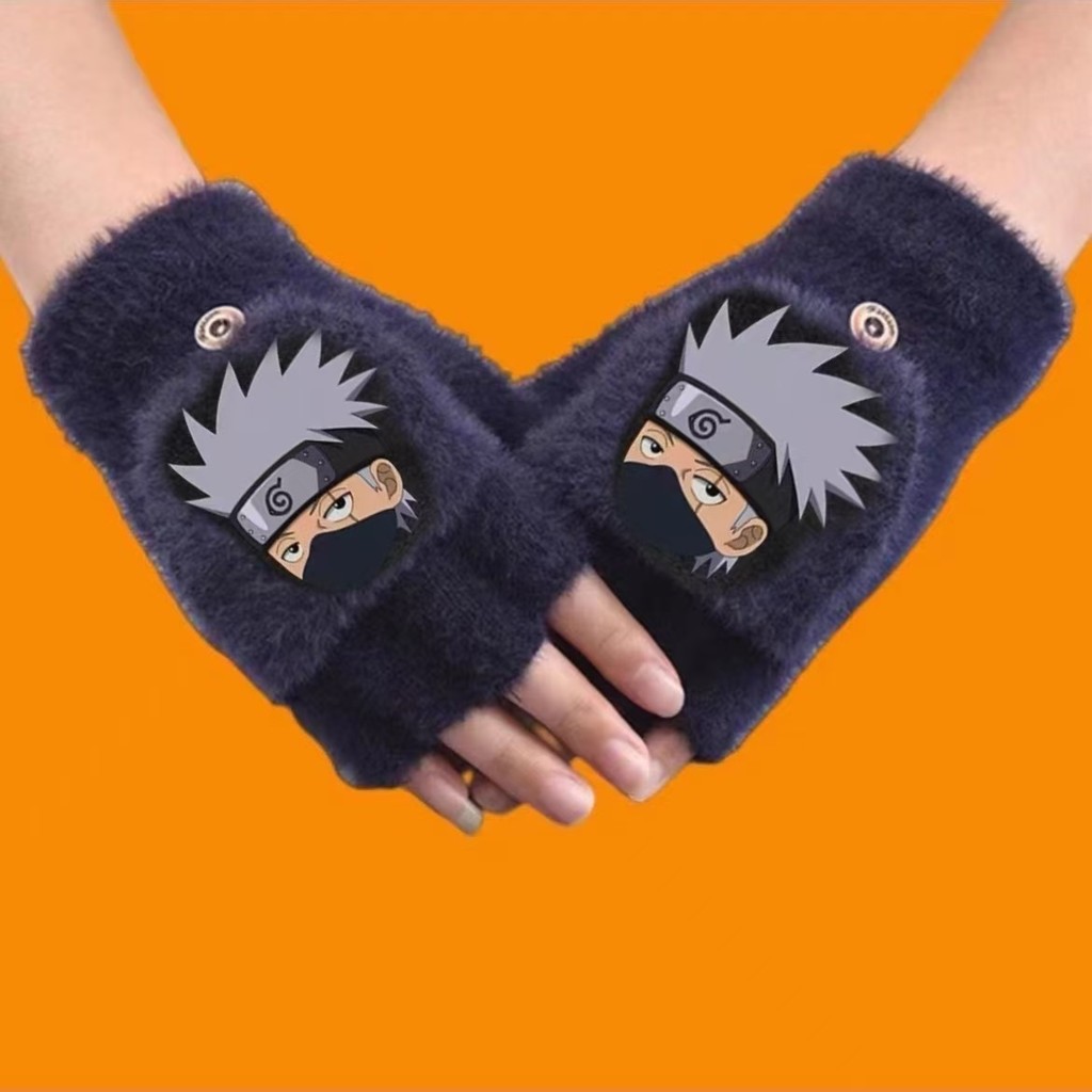 Sarung Tangan Naruto Sasuke KakashiFlip Gloves Anime Color Pictures ...