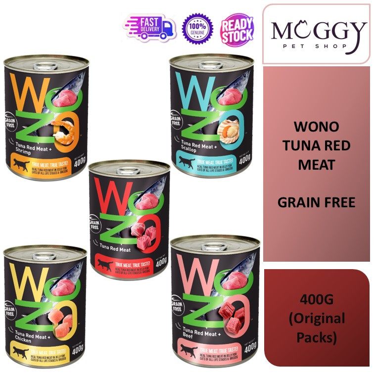WONO 400G Grain Free True Meat All Life Stages & Breeds Cat Can Food ...