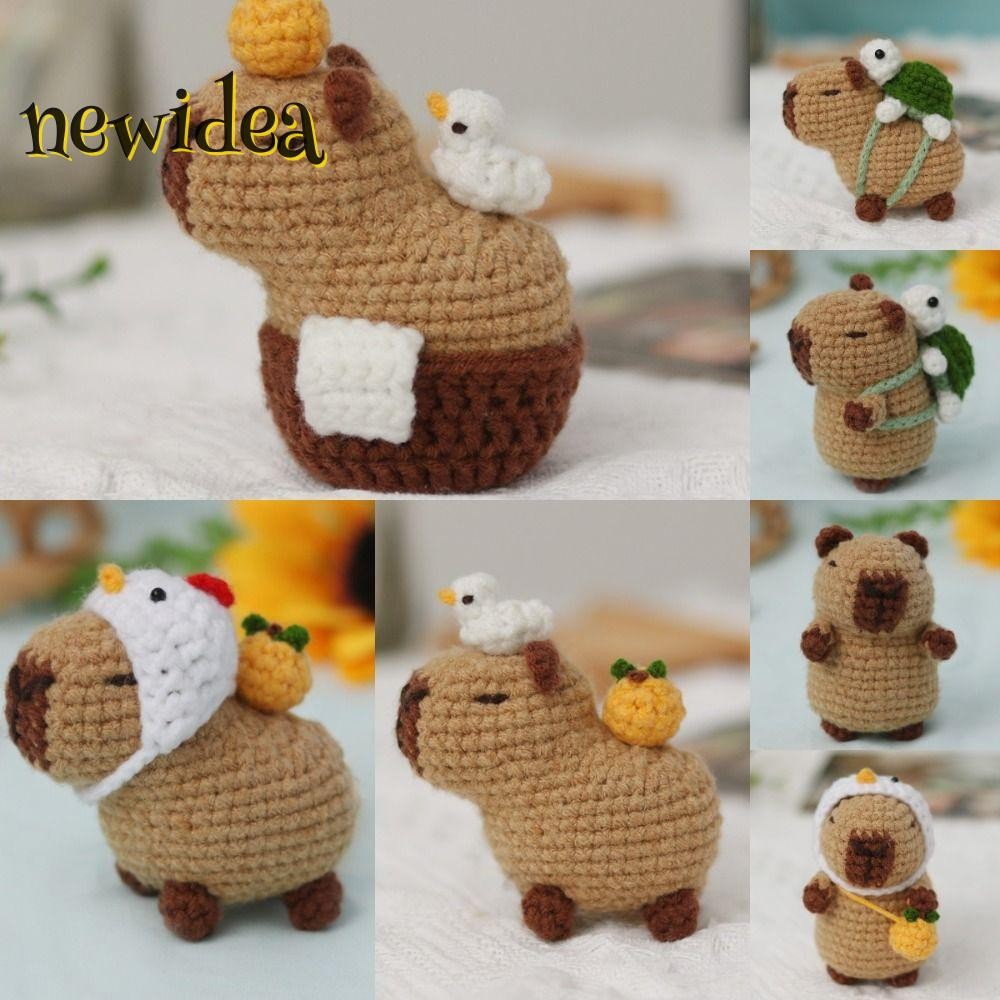 NEWIDEA Crochet Stuffed Animal Kit, with Crochet Hooks Handmade ...