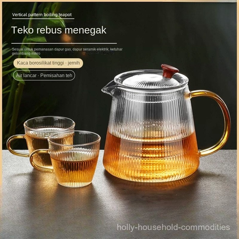 High Temperature Resistant Explosion-Proof Glass Teapot, Tea Water ...
