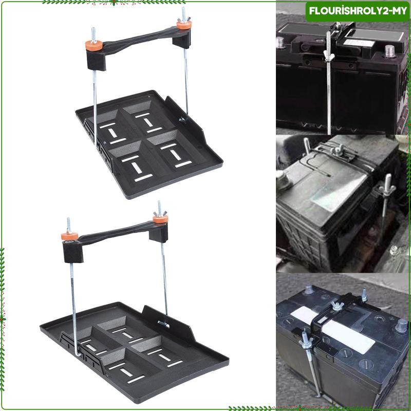 [Flourish] Car Battery Tray Bracket Battery Support Bracket for Rvs ...