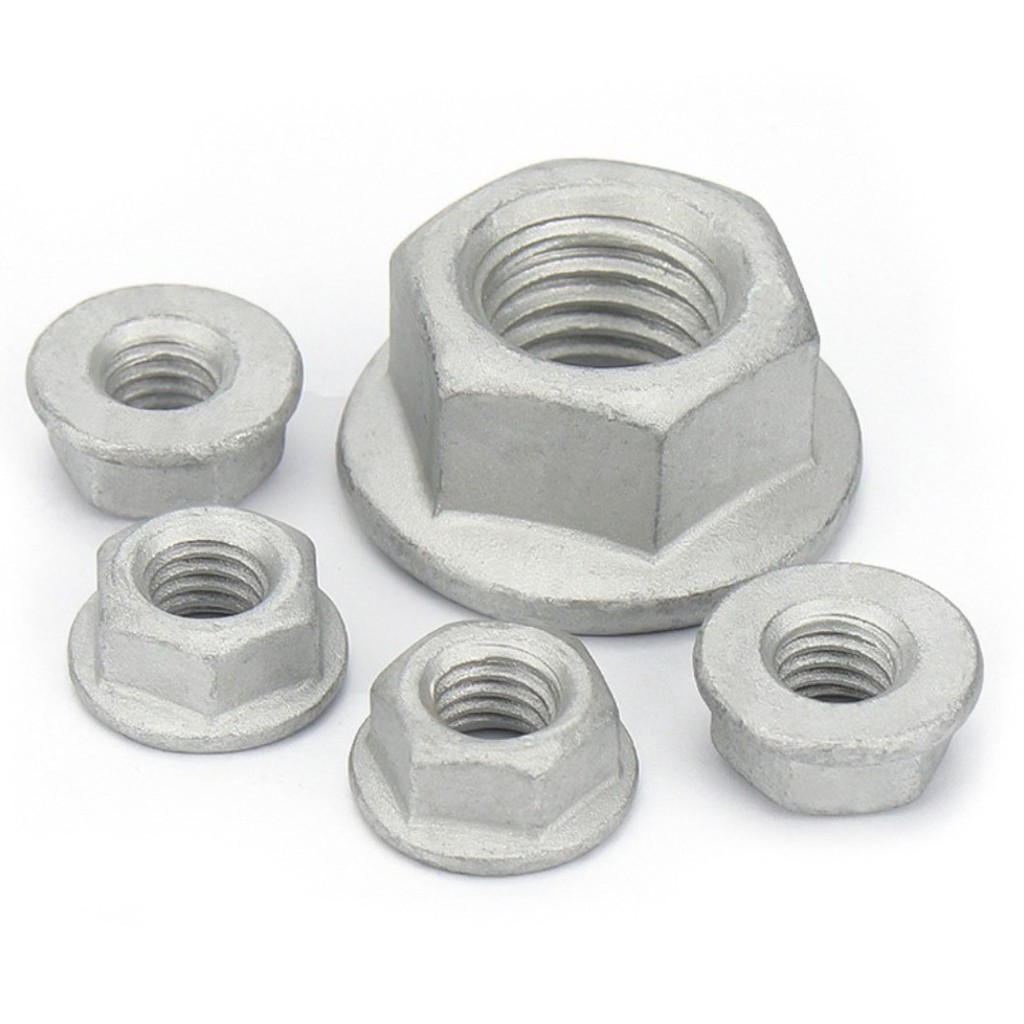 304 Stainless Steel Flange Nut Flat/Daclo Flat Bottom Hex Nut M3/M4/M5 ...