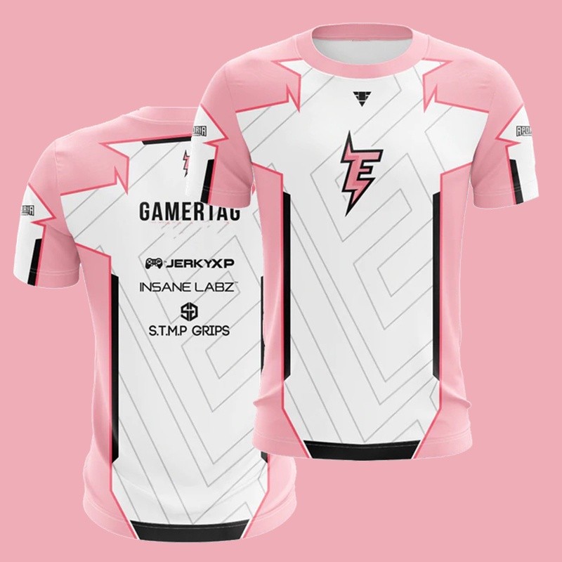2025 Efficiency Gaming Pink esports jersey, csgo LOL 3D printed crew ...