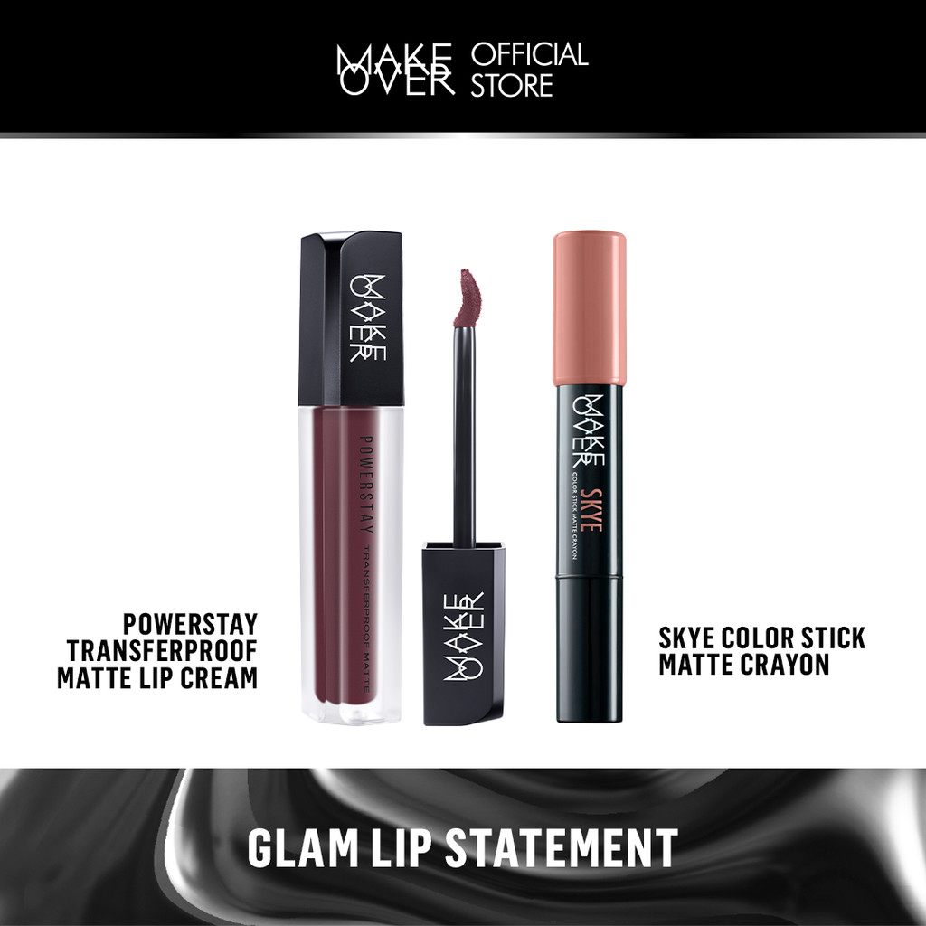 Make Over Glam Lip Statement - Pantone Transferproof Matte Lip Cream ...