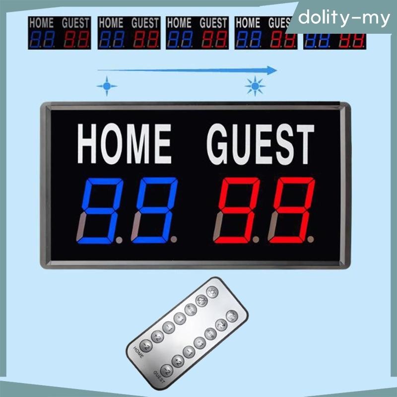 [dolity] Electronic Scoreboard Soccer Referee Mini Digital Scoreboard ...