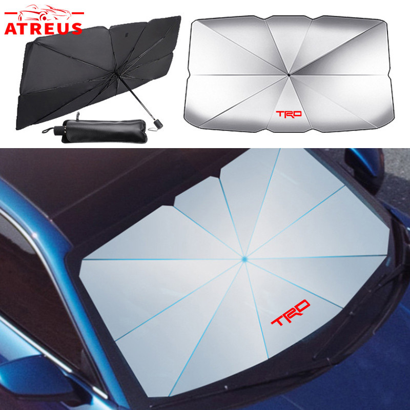 Toyota TRD Car Sunshade Umbrella Car Front Windscreen Sun Shield Shade ...