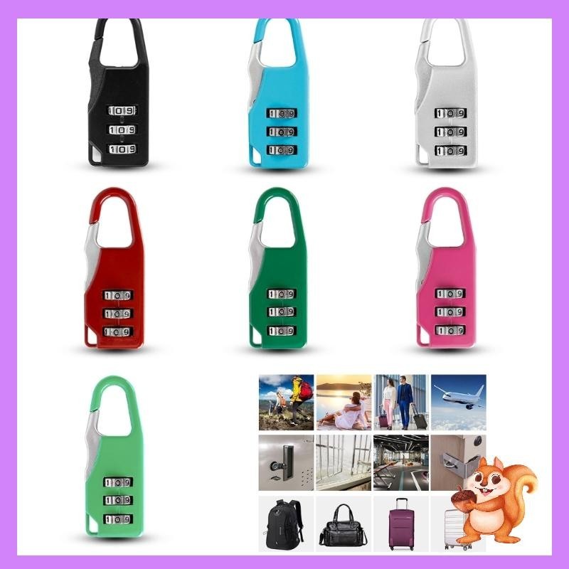 sa 3 Digit Mini Padlock Metal Small Combination Lock for Diary ...
