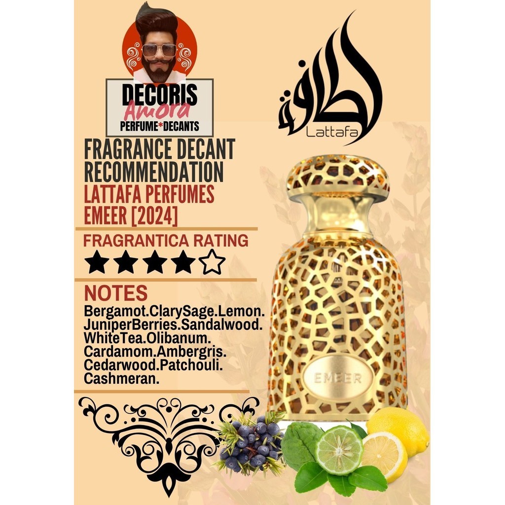Lattafa Perfumes Emeer - Perfume Decant | Shopee Malaysia