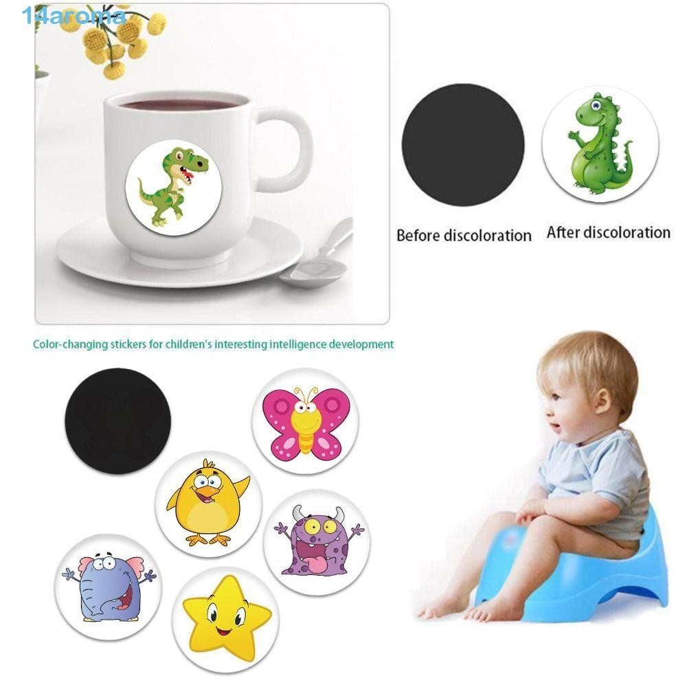 AROMA Color Changing Toilet Sticker Waterproof Children Change Color ...
