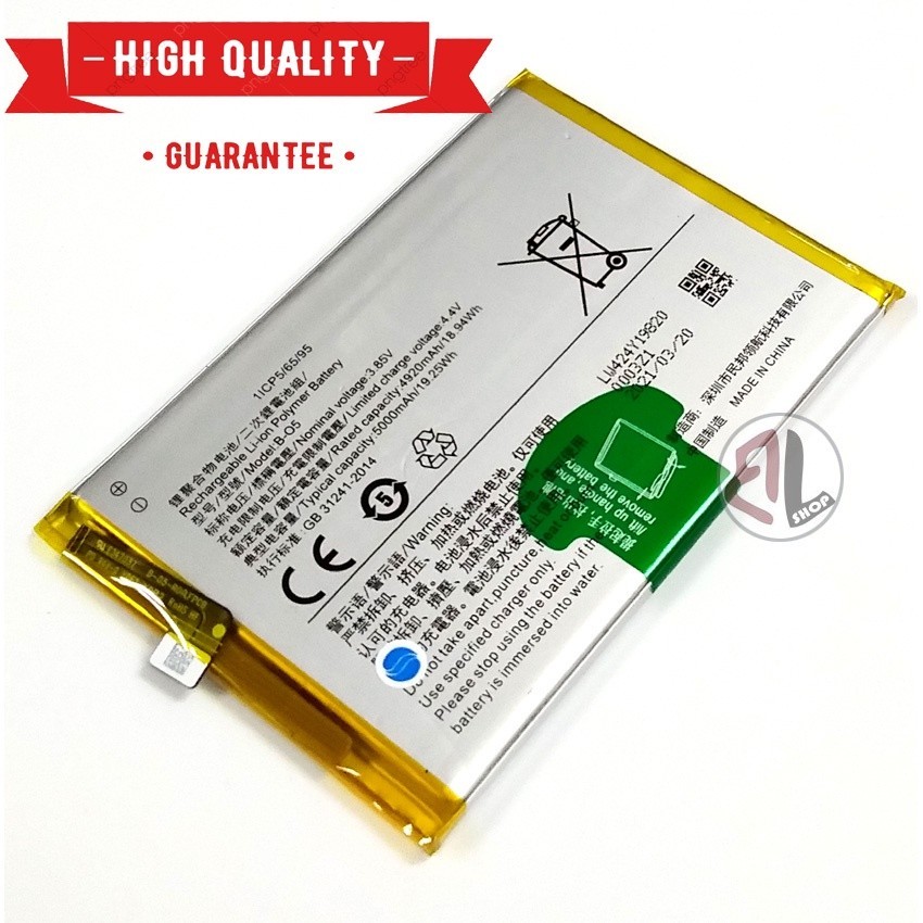 Vivo Y12S.Y20/Y20s Model: B-O5 Battery 5000mAh | Shopee Malaysia
