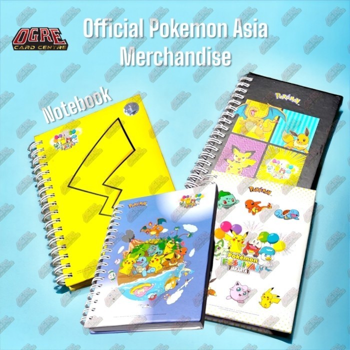 Pokemon Pikachu Charizard Notebook - Official Pokemon Asia | Shopee ...