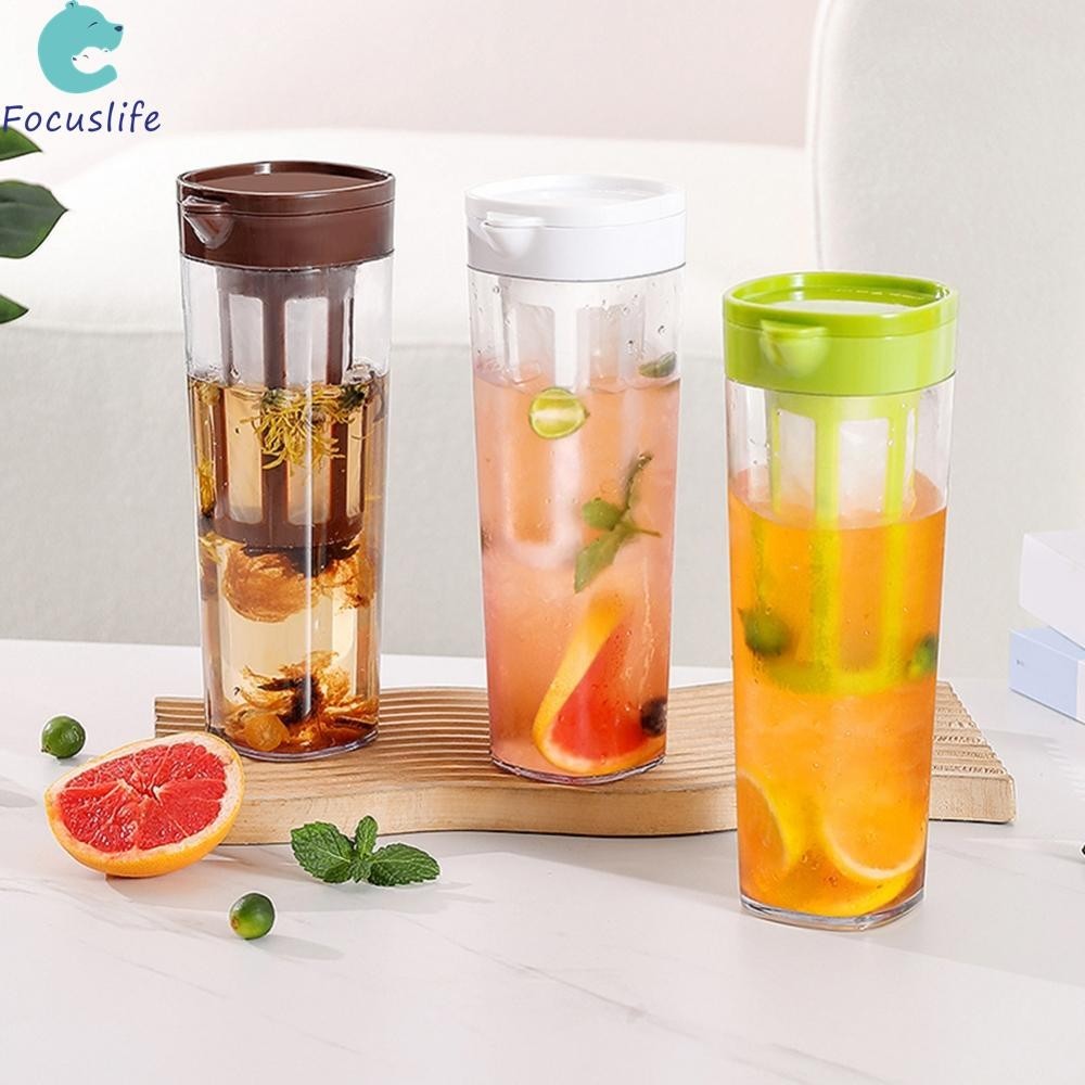 Convenient Portable Cold Brew Pot for Iced Coffee Juice Tea Wine Milk ...