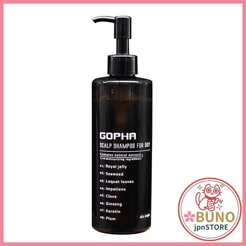 AZUSTYLE GOPHA medicated shampoo for scalp care 280ml for both men and ...