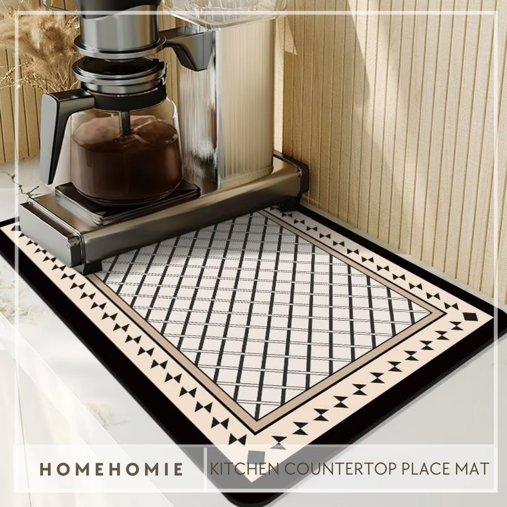 Homehomie New Modern Design Diatomite Water Absorbent Anti Slip Dining ...