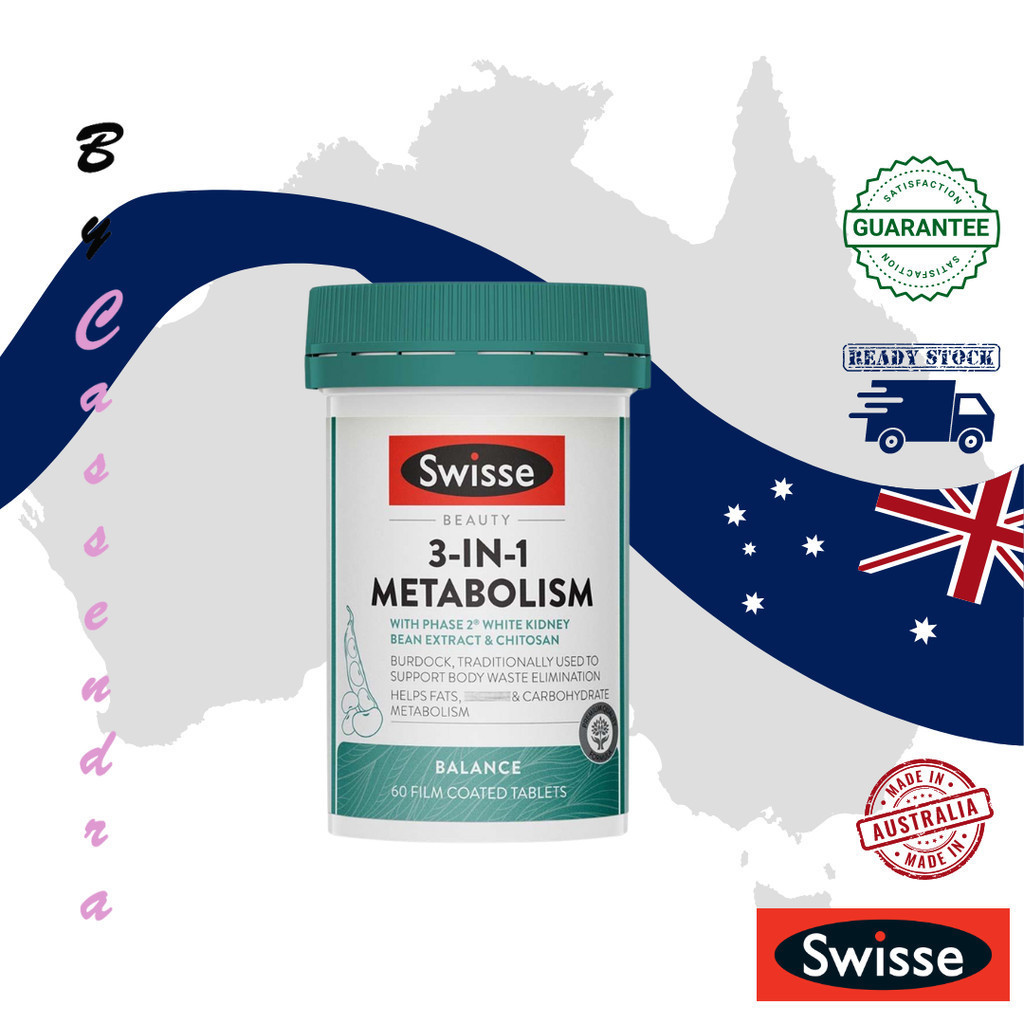 SWISSE 3 in 1 Metabolism (60 tablets) | Shopee Malaysia