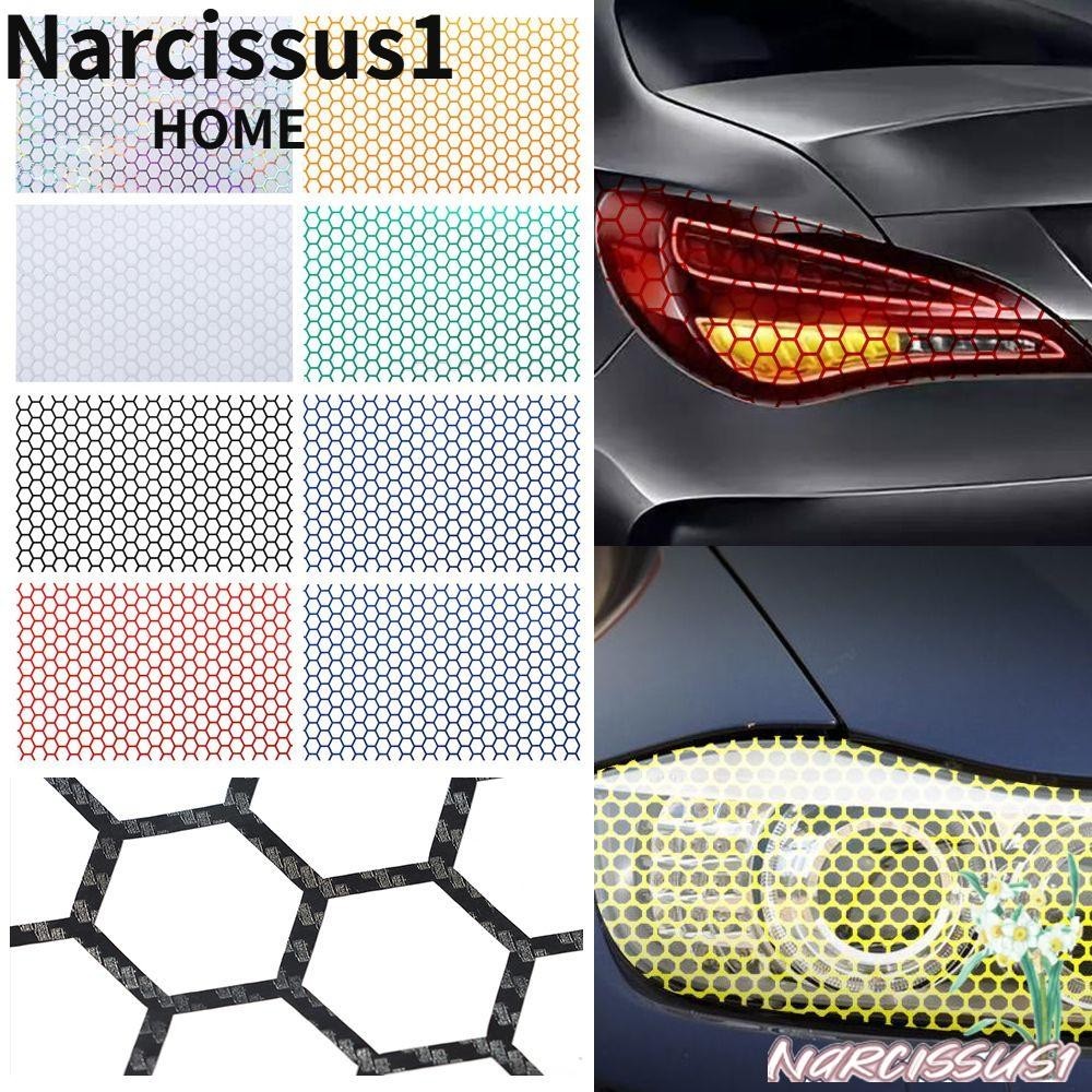Creative Honeycomb Sticker Exterior Tail-lamp Decal Car Rear Tail Light ...