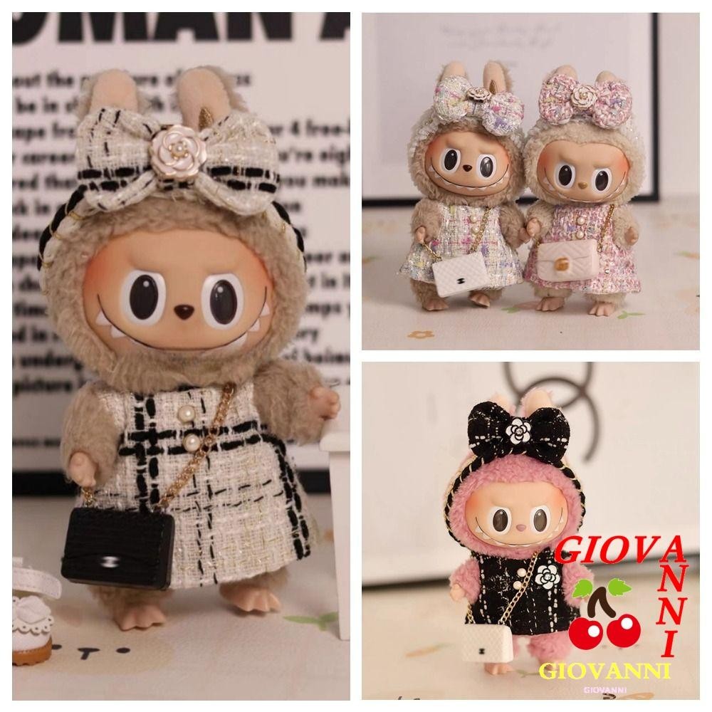 GIOVANNI 17cm Labubu Doll's Luxury Clothes, Rich Lady Fashion Labubu ...