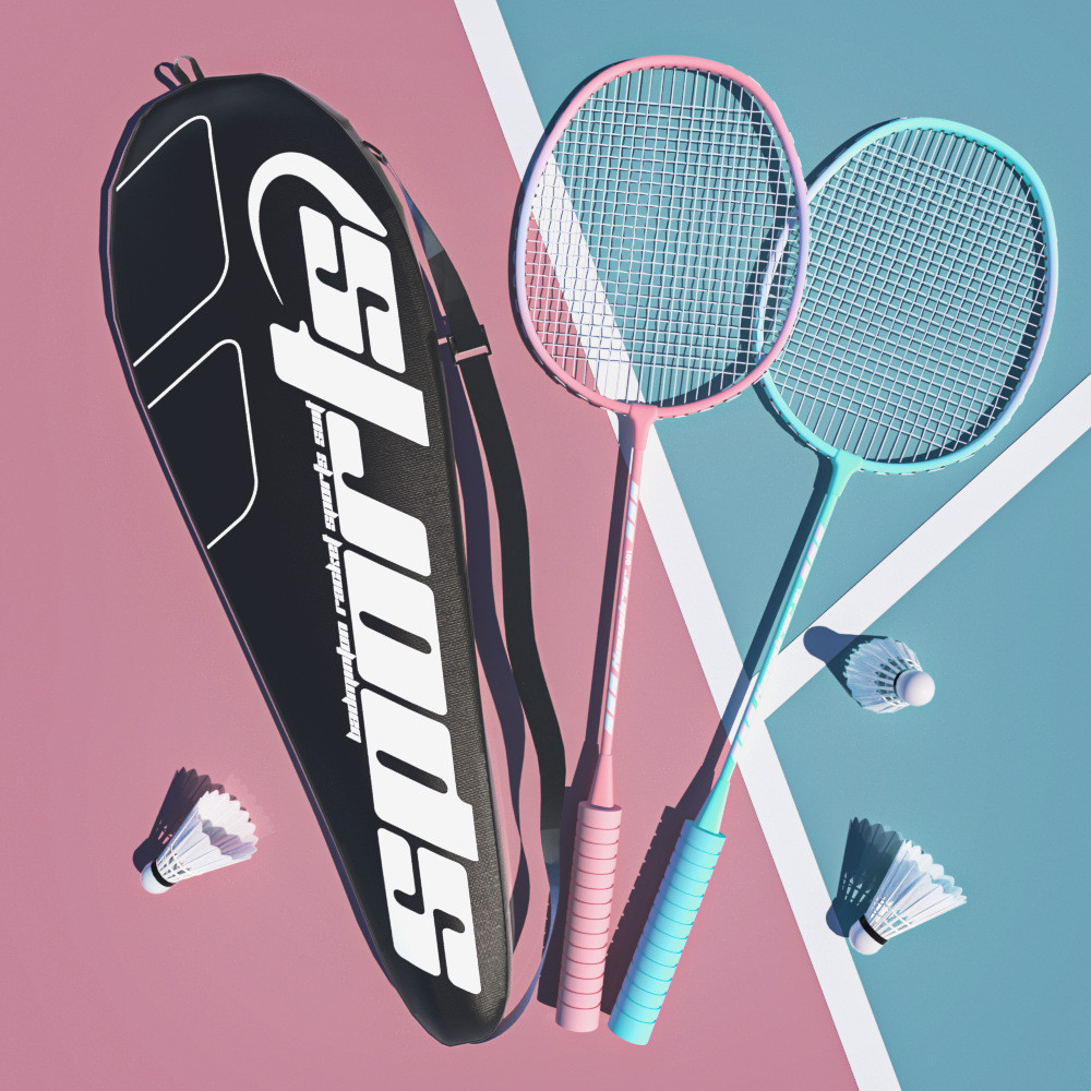 badminton racket set for adult high elastic high appearance level foam ...