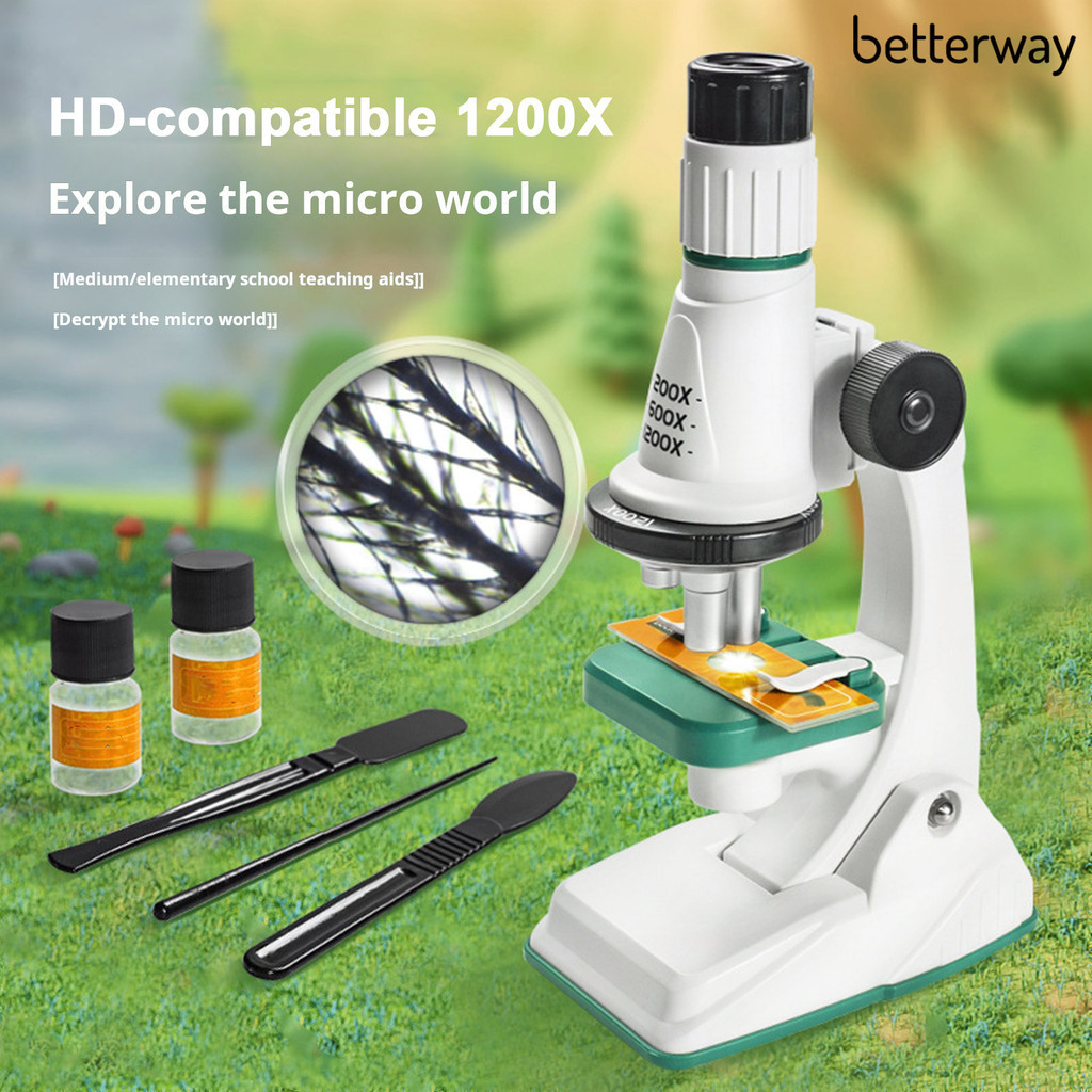 Betterway Little Scientist Children's Microscope Kit Angle Adjustment ...