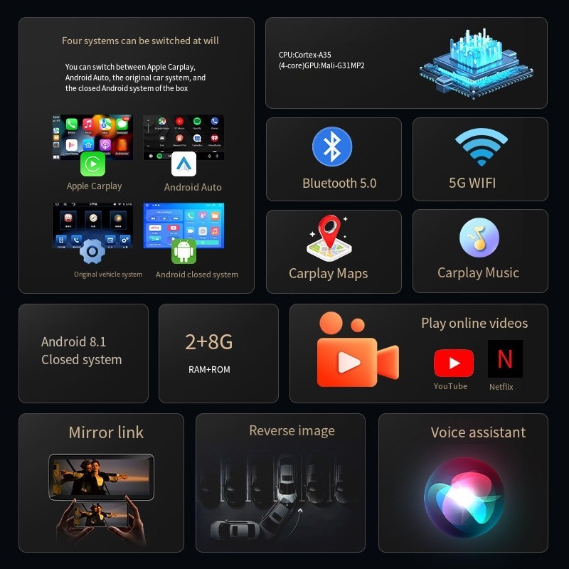 Wireless Carplay Box Wired Wireless Carplay Module Car Intelligent ...