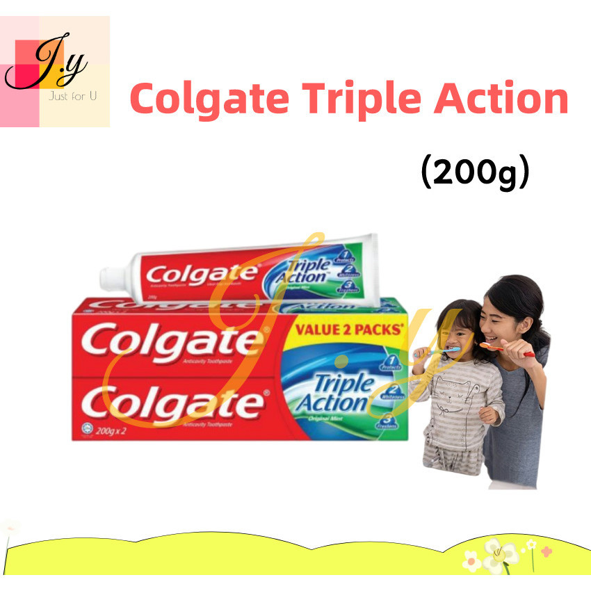 READY STOCK!!!Colgate Toothpaste Triple Action Original Mint 123 ...