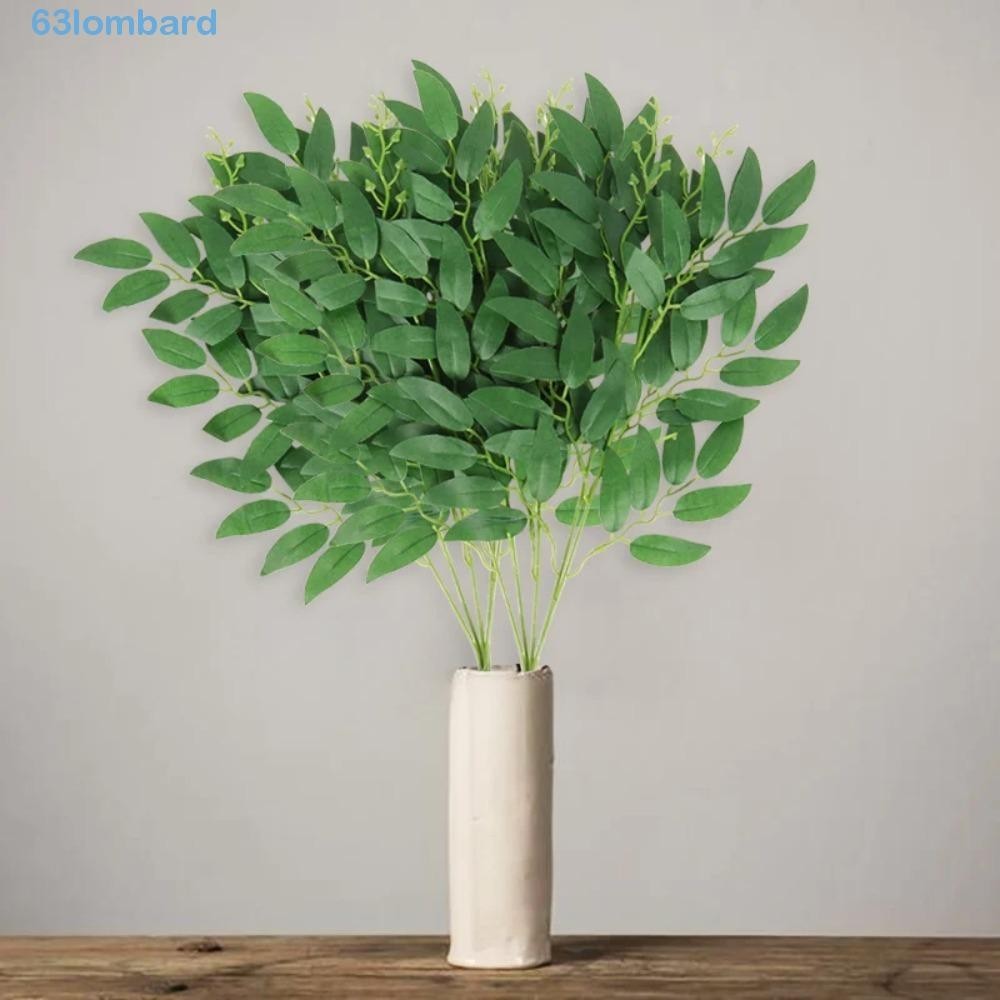 LOMBARD Silk Willow Leaves, Handmade Handcraft Artificial Willow Plants ...