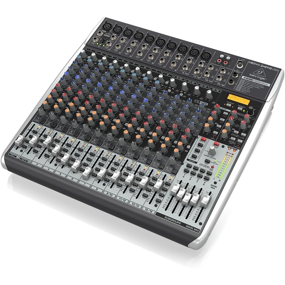 Behringer XENYX X2442USB 24-Input Mixer with USB and Effects | Shopee ...