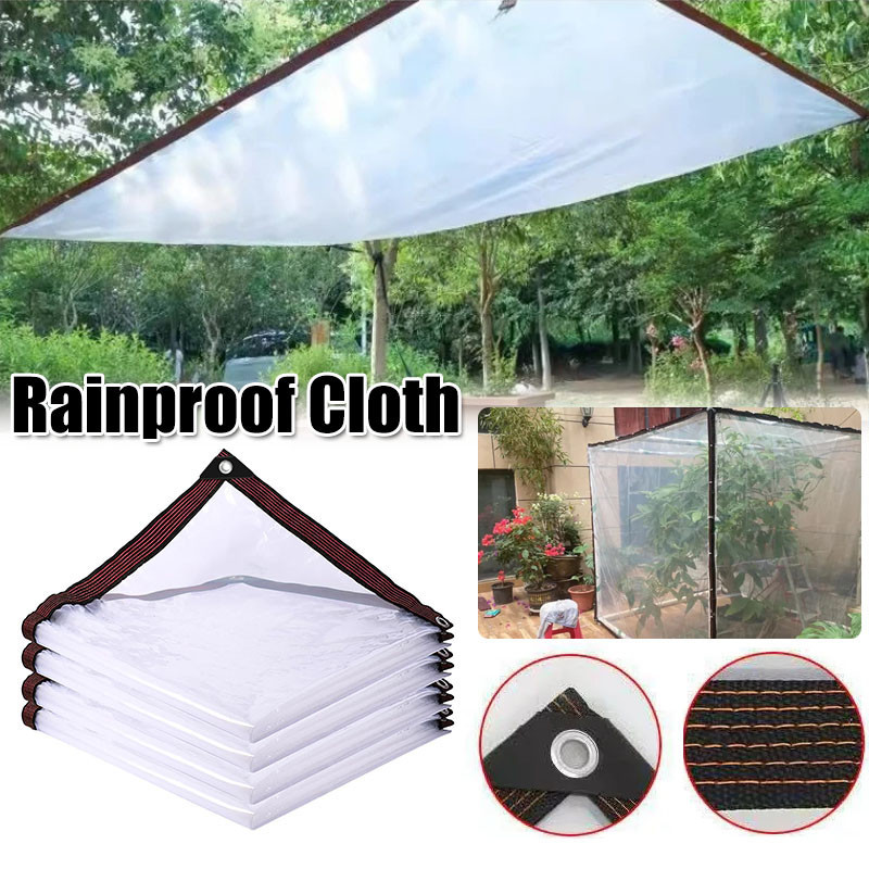 Rainproof Cloth Waterproof Canvas Tarpaulin Sheet Canopy Camping Kanvas ...