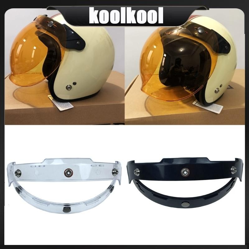 Kool Motorcycles Black UV Adapter Flip Up Base Attachment For 3-Snaps ...