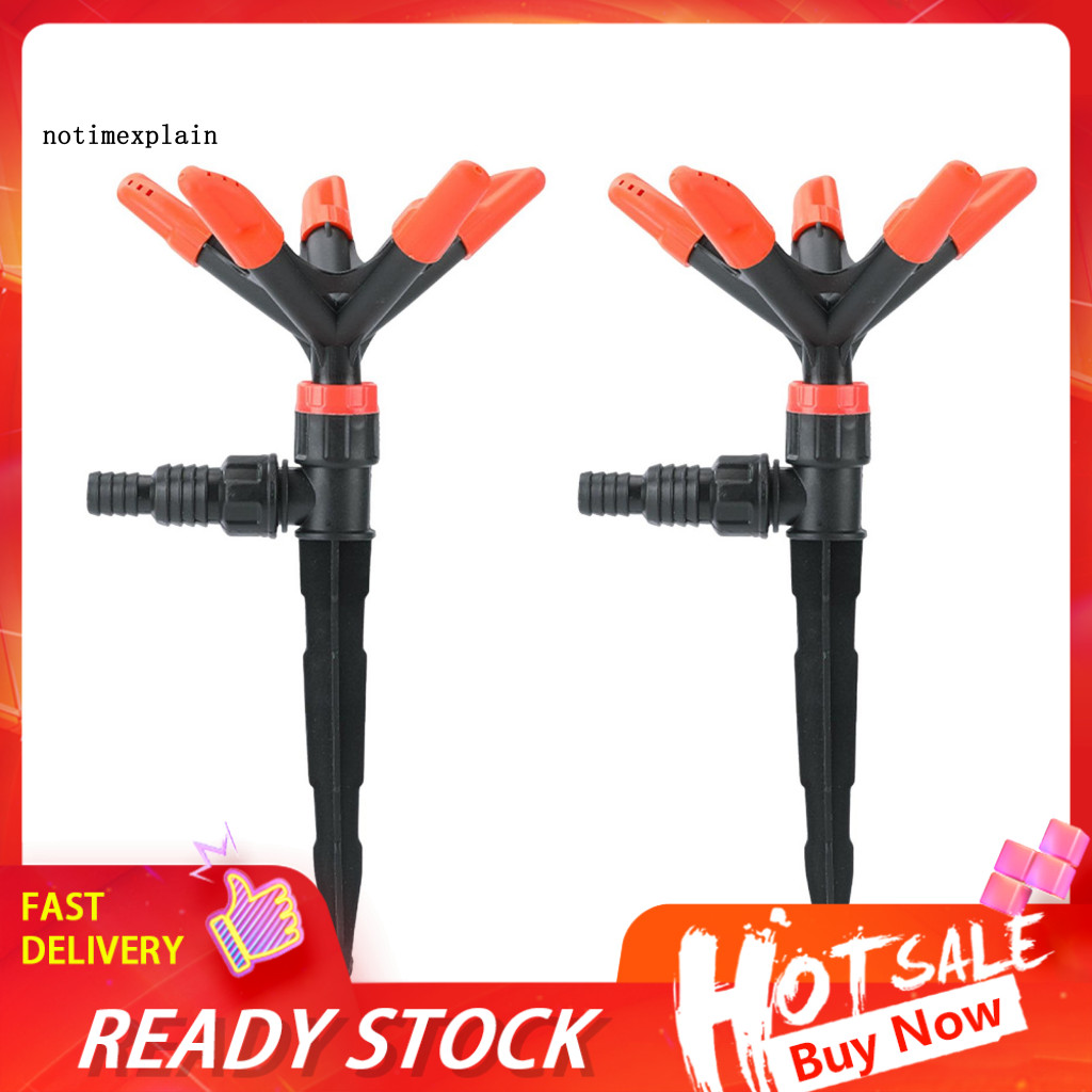 NTA Plastic Sprinkler Head Lawn Irrigation Sprinkler 360 Degree ...