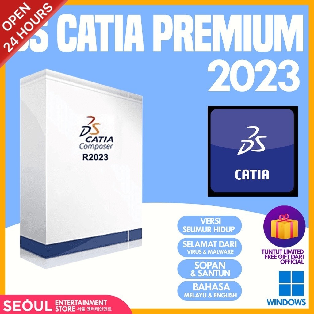 [ WINDOWS] 🌟 DS CATIA 🌟 LIFETIME PREMIUM 🌟 EASY INSTALL 🌟 FAST DELIVERY ...