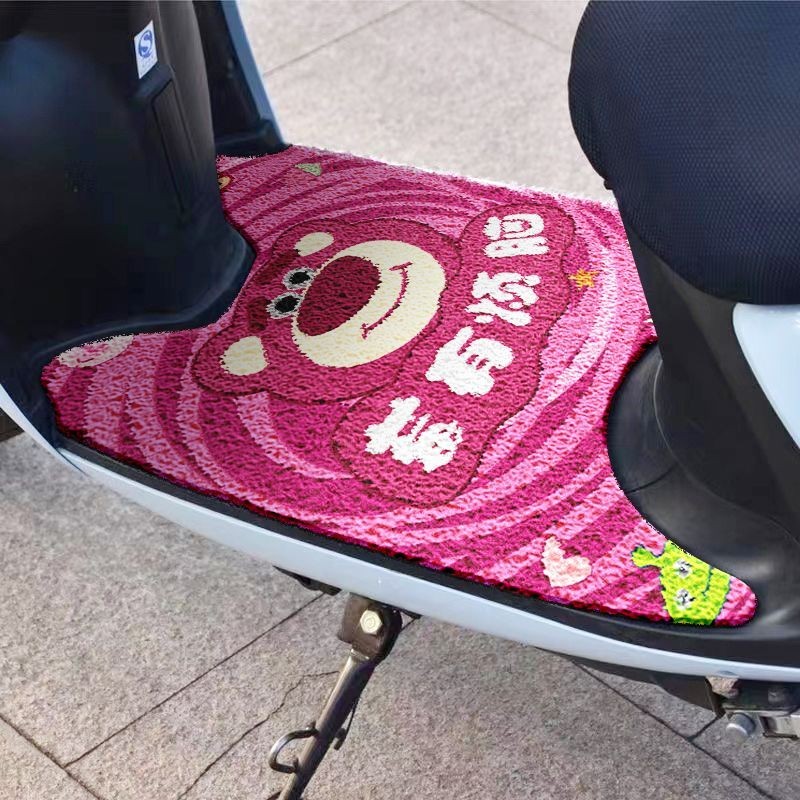 Silk Ring Waterproof Universal New Style Electric Vehicle Foot Mat Emma ...