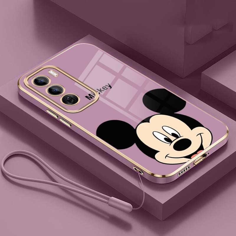 OPPO Reno12 Pro Reno 12 Pro 5G Luxury Cute Mickey Mouse Casing Square ...