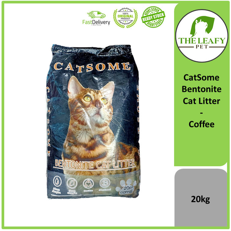 CatSome Bentonite Cat Litter ( Coffee ) - 20kg (BIG) | Shopee Malaysia