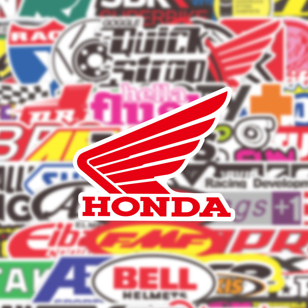 HONDA Label Shop JAPAN Motto Ad JDM DIY 50sheet anime LOGO sticker NGK ...