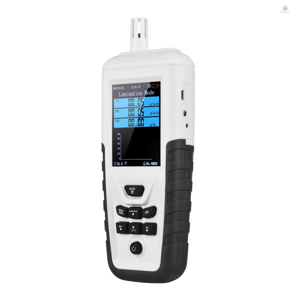 Portable Rechargeable Nuclear Radiation Detector Radiometer GM Counter ...