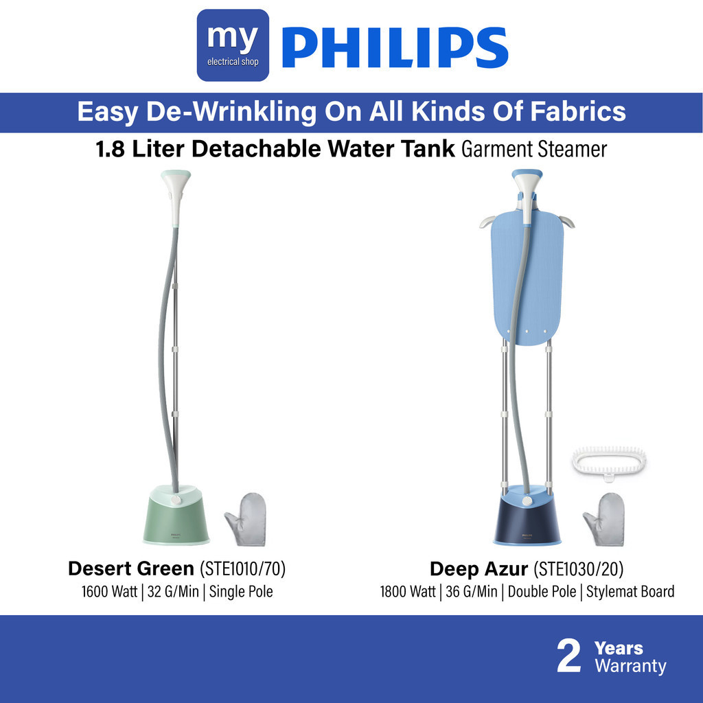 Philips Upright Stand Steamer Garment Steamer STE1010/70 STE1030/20 ...