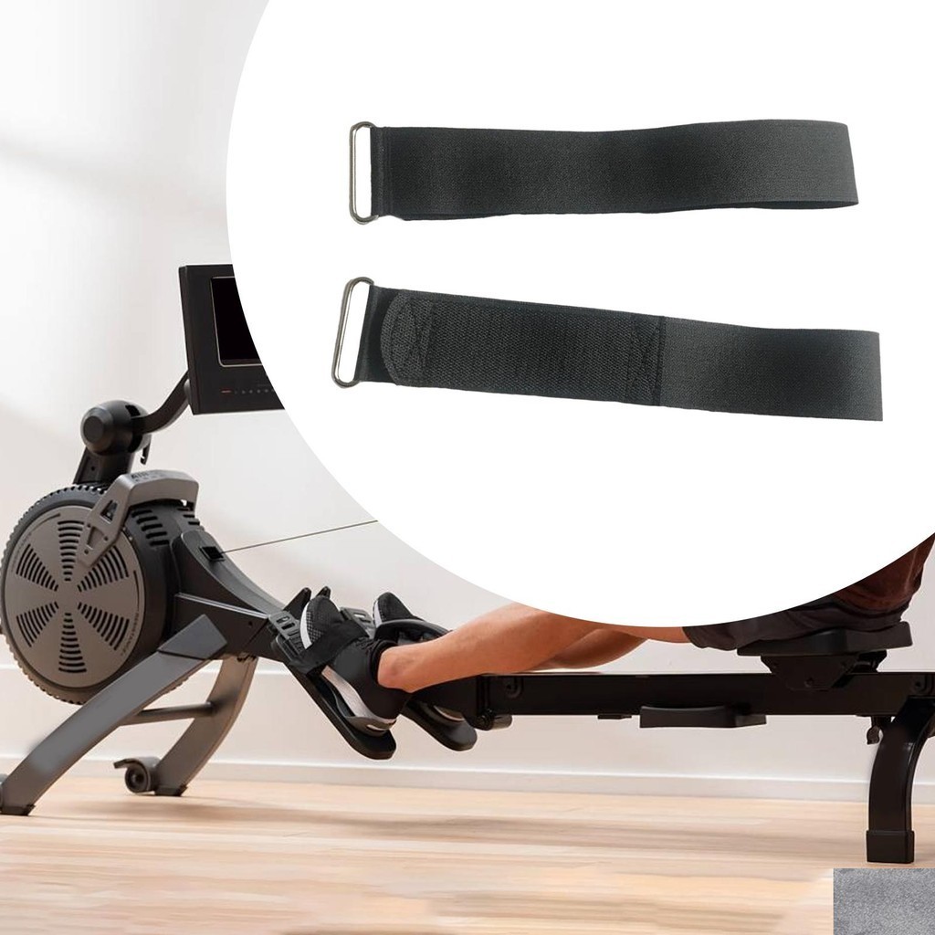 [cdxqmsi] 2x Exercise Bike Pedal Straps Rowing Machine Pedal Straps ...